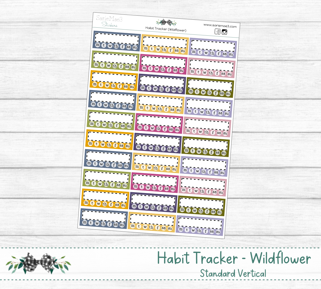 Habit Tracker (Wildflower) – SarieMae3
