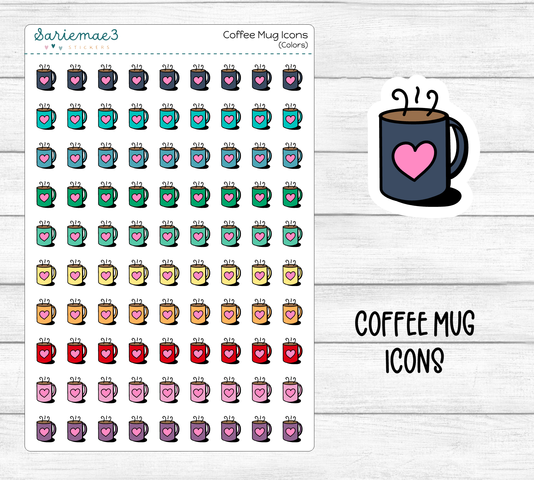 Coffee Mug Icons – SarieMae3