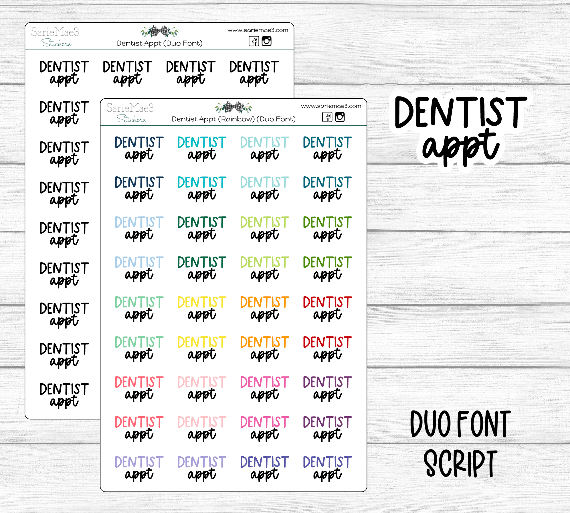 Duo Font Script – SarieMae3