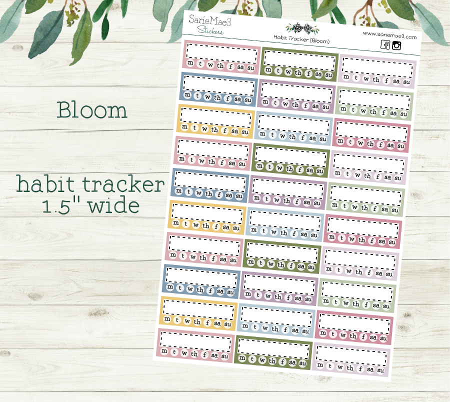 Habit Tracker (Bloom) – SarieMae3