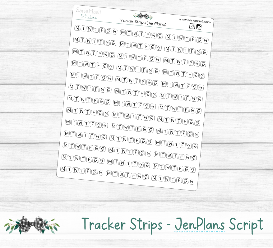 Tracker Strips (JenPlans) – SarieMae3